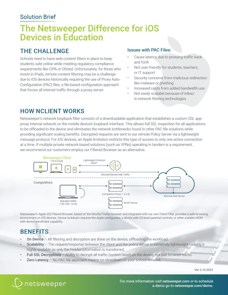 Education - Safeguard Student Mental Health - Netsweeper