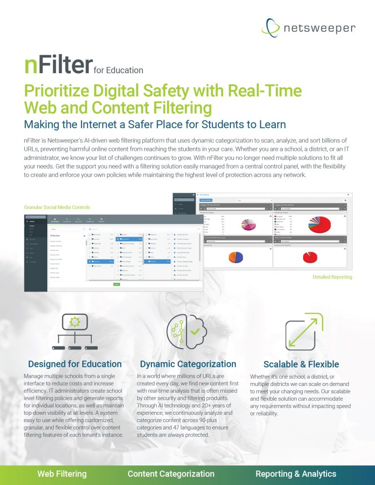 nFilter: Core Web and Content Filtering Platform - Netsweeper
